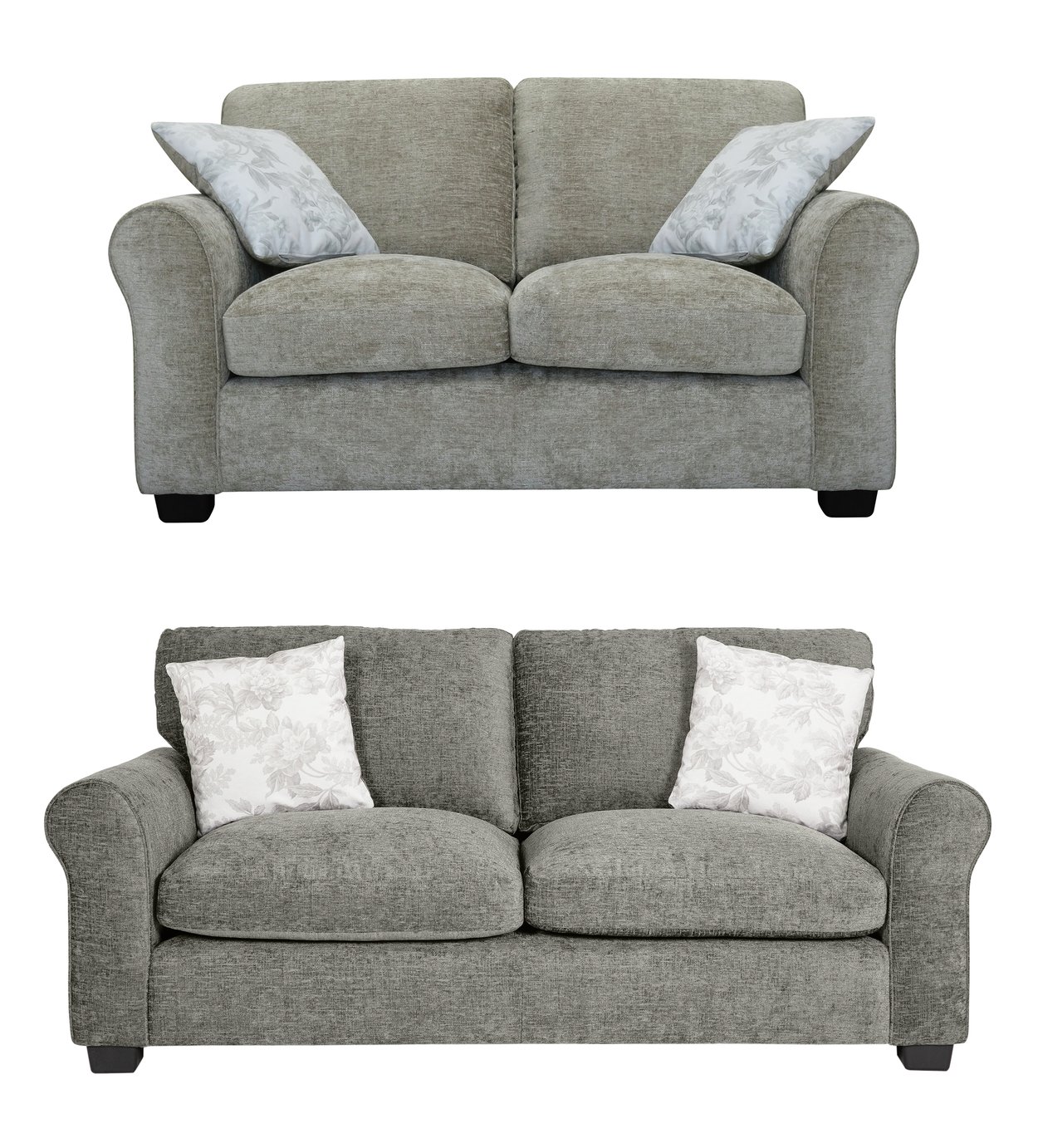 Argos Home Tammy Fabric 2 Seater and 3 Seater Sofa