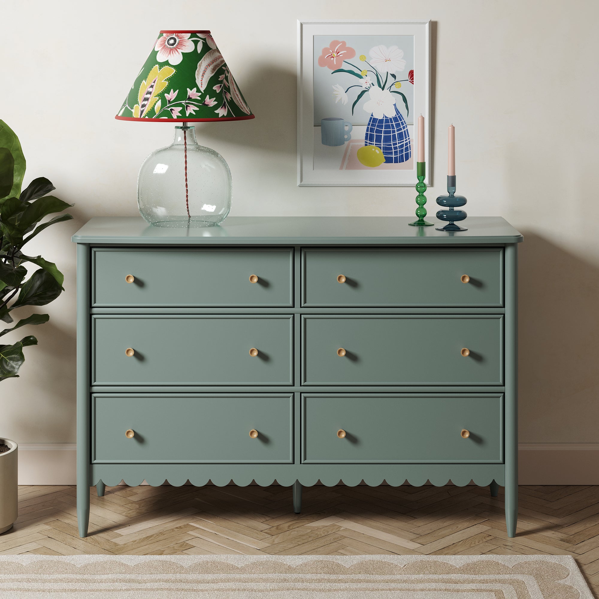 Mint dresser store